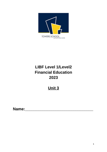 LIBF LEVEL 2 LIFE COMPLETE COURSE | Teaching Resources
