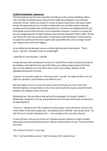 AQA Language Paper 1 - Variety of texts to use as extract | Teaching ...