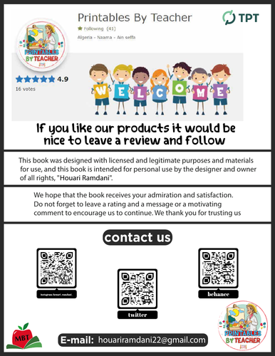 back to school-trace count order and matching number activities pack ...