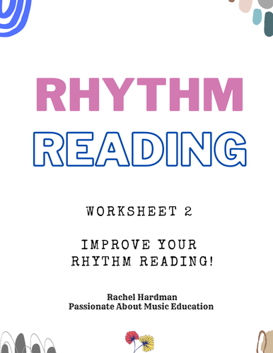 Worksheet 2 - Rhythm Reading exercises for secondary music classrooms ...