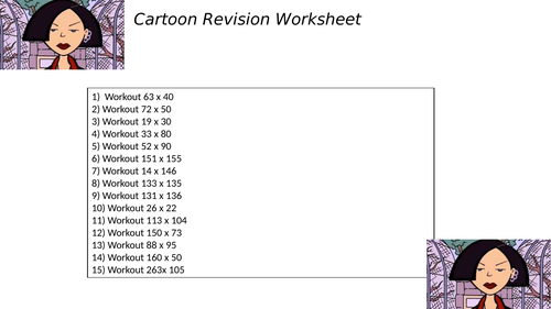 CARTOON WORKSHEET 52 | Teaching Resources
