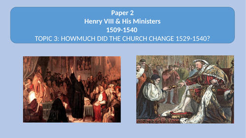 EDEXCEL GCSE HISTORY. HENRY AND HIS MINISTERS LESSON 9. HOW MUCH DID ...