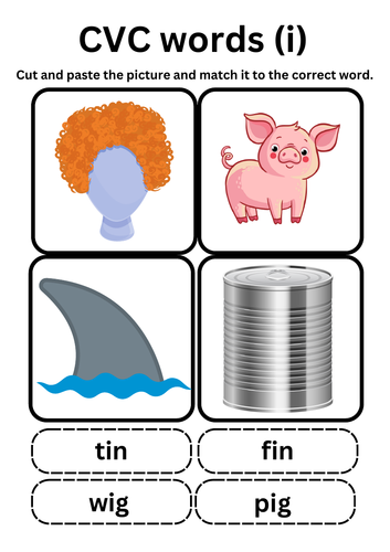 CVC i words | Teaching Resources
