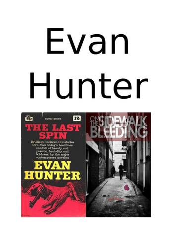 Last Spin and On the Sidewalk Bleeding | Teaching Resources