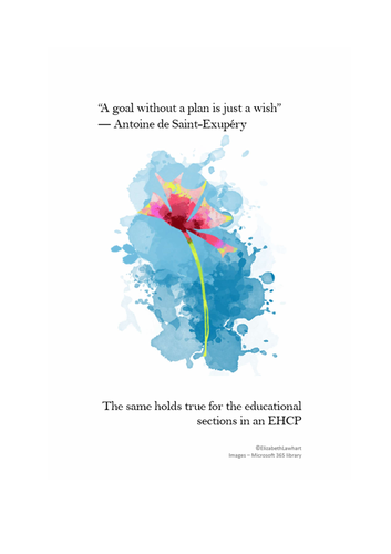 EHCP inspirational poster | Teaching Resources EHCP inspirational poster | Teaching Resources