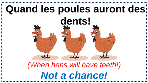 French idioms display | Teaching Resources French idioms display | Teaching Resources