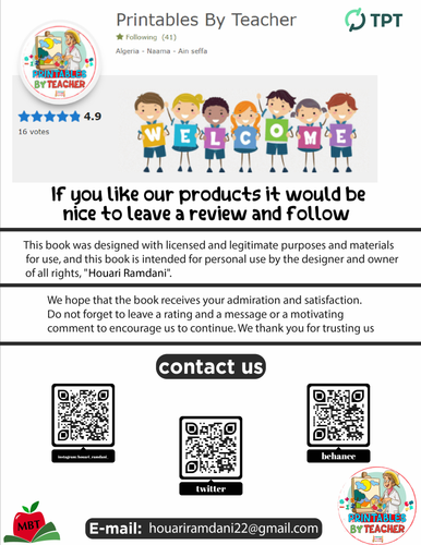 free Trace-Count and Color first Back to School week Worksheets for ...