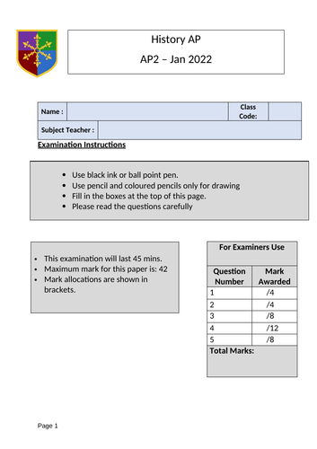 Weimar and Nazi Germany Assessment | Teaching Resources