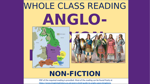 Anglo-Saxon Kingdoms - Reading Comprehension Lesson! | Teaching Resources Anglo-Saxon Kingdoms - Reading Comprehension Lesson! | Teaching Resources