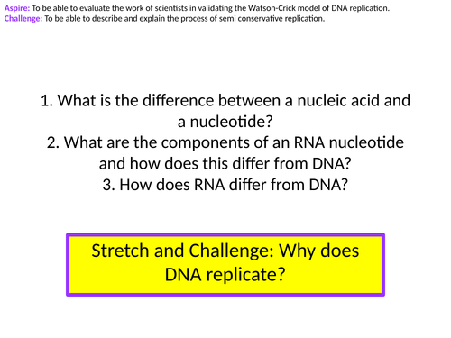 Dna Replication Teaching Resources