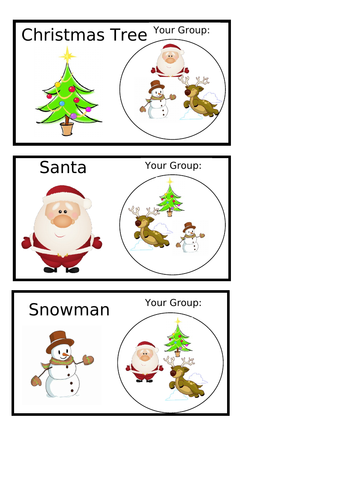Group Cards - Holidays | Teaching Resources