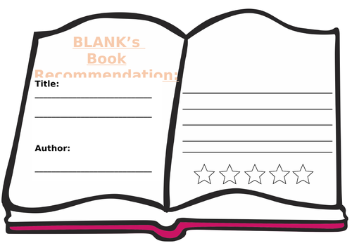 Book recommendation | Teaching Resources