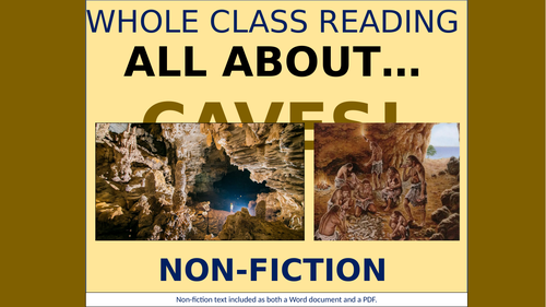 All About Caves - KS2 Non-Fiction Reading Comprehension! | Teaching ...
