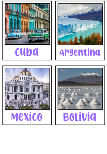 MFL Display - French and Spanish speaking countries | Teaching Resources MFL Display - French and Spanish speaking countries | Teaching Resources
