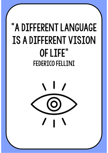 MFL Display - Language Quotes | Teaching Resources MFL Display - Language Quotes | Teaching Resources