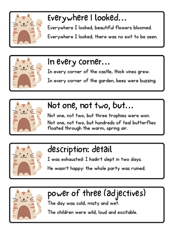 Copy Cat Sentences For Writing Teaching Resources