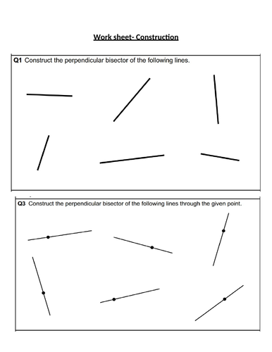 Geometric Constructions | Teaching Resources