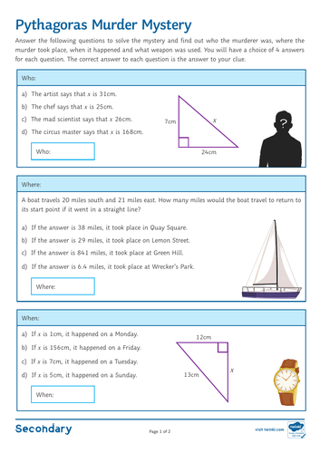 Pythagoras Theorem | Teaching Resources Pythagoras Theorem | Teaching Resources