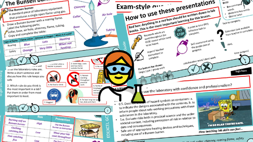 Back to School! Safety in the Science Lab Presentation GCSE | Teaching ...