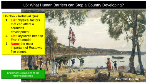 Development Human Barriers | Teaching Resources