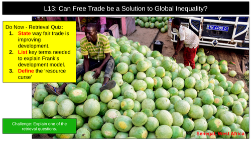 Development Free Trade | Teaching Resources