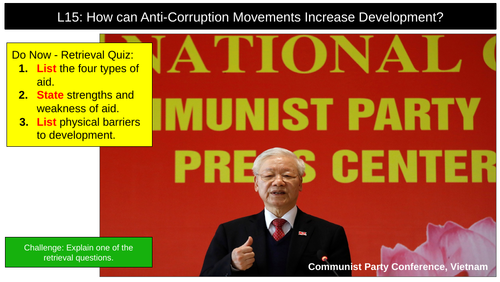 Anti-Corruption Development | Teaching Resources