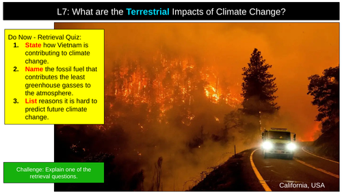 Climate Change Land Terrestrial | Teaching Resources
