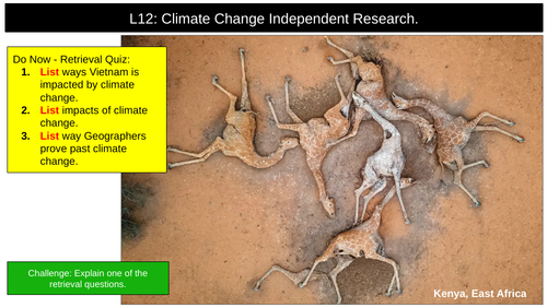Climate Change Independent Research | Teaching Resources