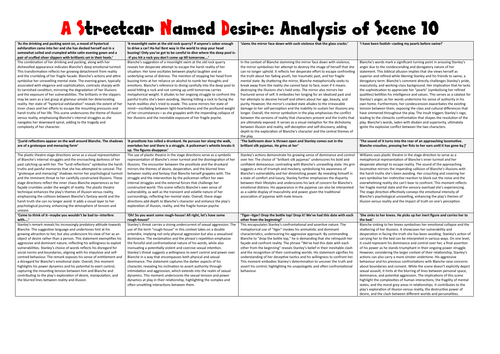 A Streetcar Named Desire: Notes on Scene 10 | Teaching Resources