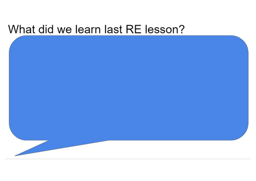 Display for learning question flashback | Teaching Resources