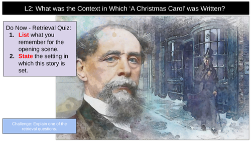 A Christmas Carol Context | Teaching Resources