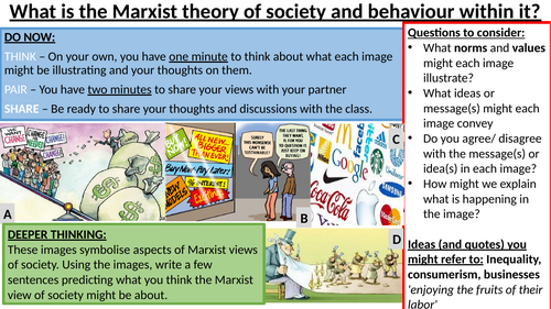 GCSE Sociology – Introduction to Marxism | Teaching Resources