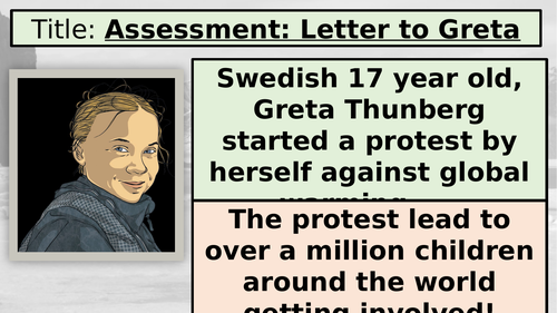 KS3: Exploring Your World: 18: Global Warming Assessment - Letter to ...