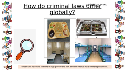Criminal Laws globally | Teaching Resources
