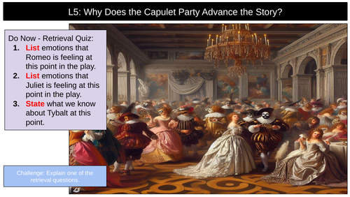 Capulet Party | Teaching Resources