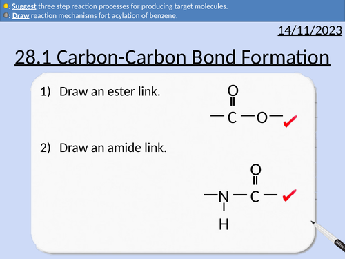 A level Chemistry: Carbon-Carbon Bond Formation | Teaching Resources