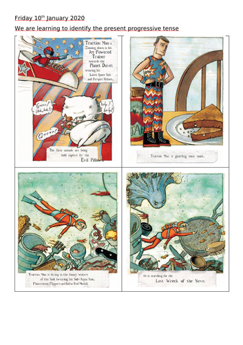 Year 2 English Plan - Traction Man | Teaching Resources
