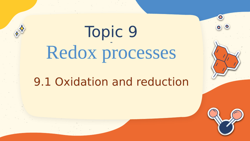 Topic 9 : Redox processes (IB) | Teaching Resources