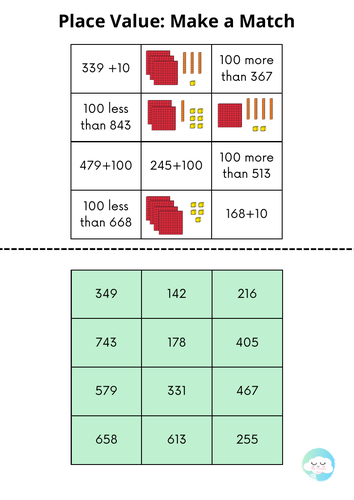 Place Value Game: Make a Match | KS2 Maths Resource | Teaching Resources