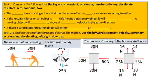 Resultant forces using right angles (GCSE PHYSICS) | Teaching Resources