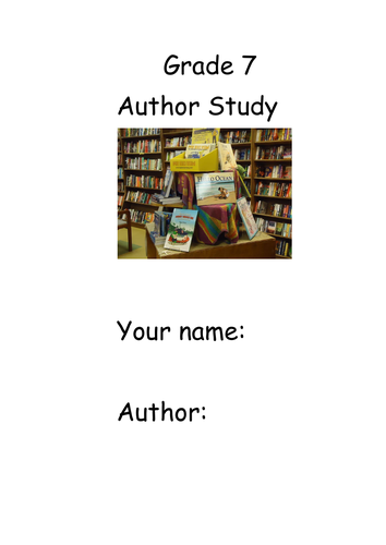 Author study MYP English | Teaching Resources
