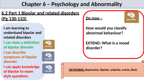 CIE Psychology and Abnormality - 6.2 Bipolar and related disorders ...