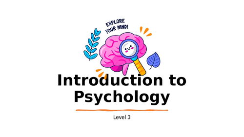 An introduction to Psychology | Teaching Resources