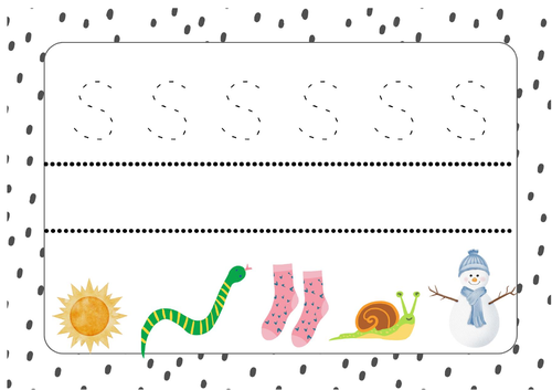Phonics Practice Sheets - s, a, t, p | Teaching Resources
