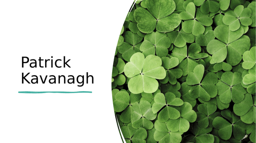 Patrick Kavanagh Revision PowerPoint | Teaching Resources