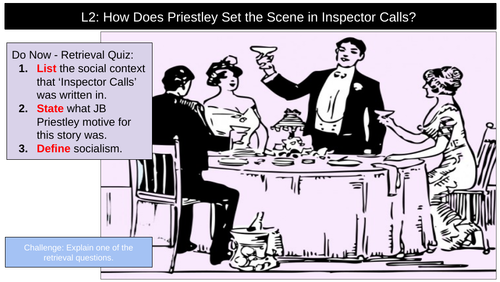 An Inspector Calls Scene | Teaching Resources
