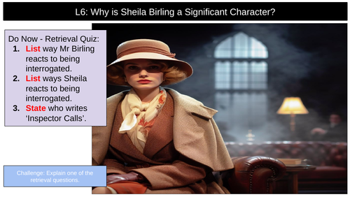 Sheila Birling | Teaching Resources