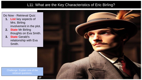 Eric Birling | Teaching Resources