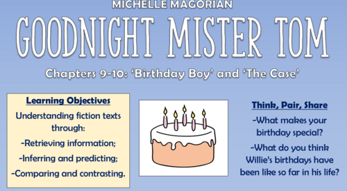 Goodnight Mister Tom - Chapters 9-10 - Double Lesson! | Teaching Resources