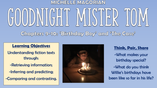 Goodnight Mister Tom - Chapters 9-10 - Double Lesson! | Teaching Resources